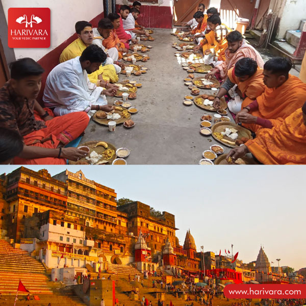 Brahman Bhoj (Annadanam) in Prayagraj - Harivara.com